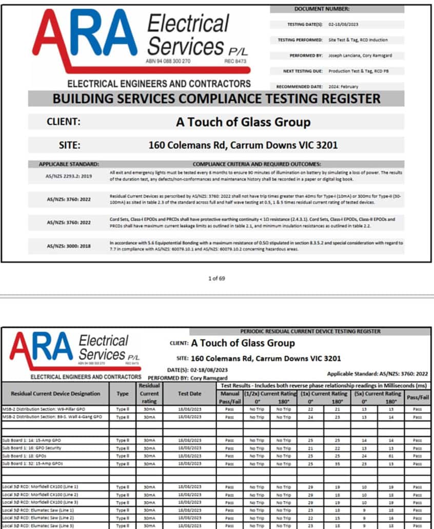 RCD Testing - ARA Electrical