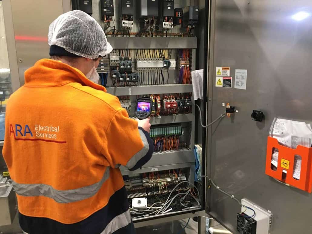 Switchboard Thermal Imaging - ARA Electrical